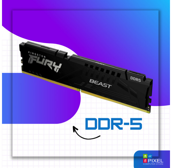 Оперативная память Kingston FURY Beast DDR5 16 GB 5200MHz